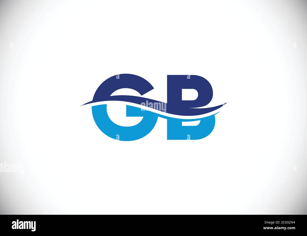 Initial Monogram Letter GB Logo Design Vector Template. GB Letter Logo ...