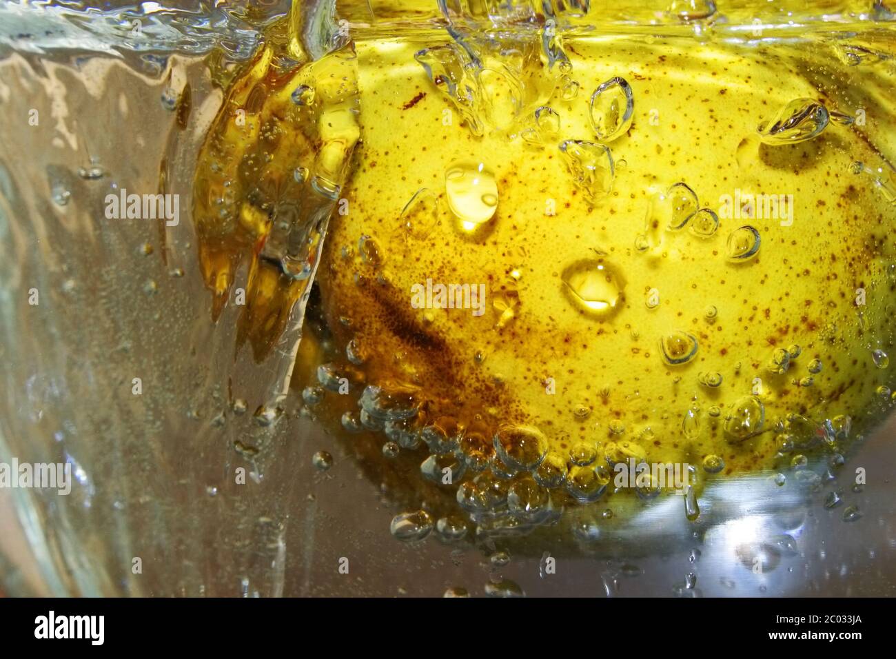 pear in water Stock Photo - Alamy