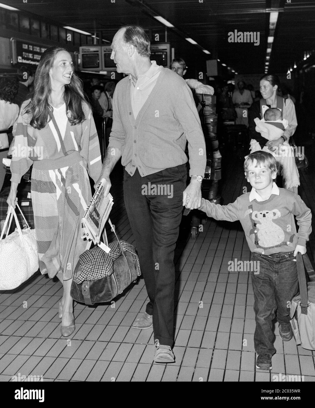 Sarah ferguson and prince andrew polo Black and White Stock Photos ...