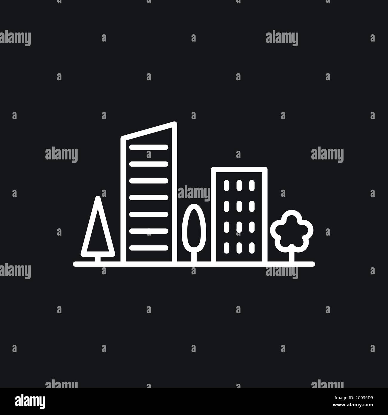Urban city element icon Black and White Stock Photos & Images - Alamy
