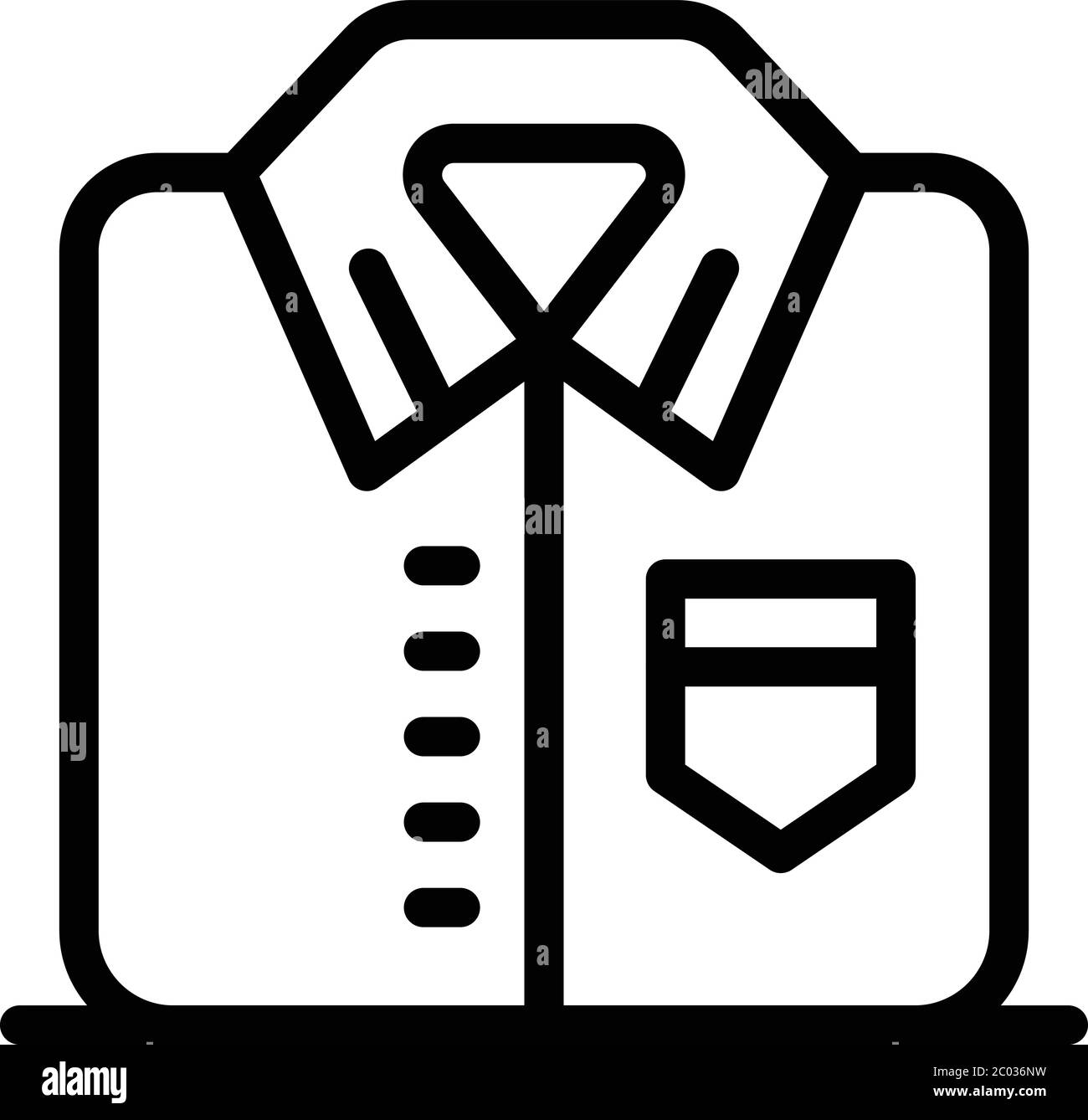 Formal shirt icon, outline style Stock Vector Image & Art - Alamy