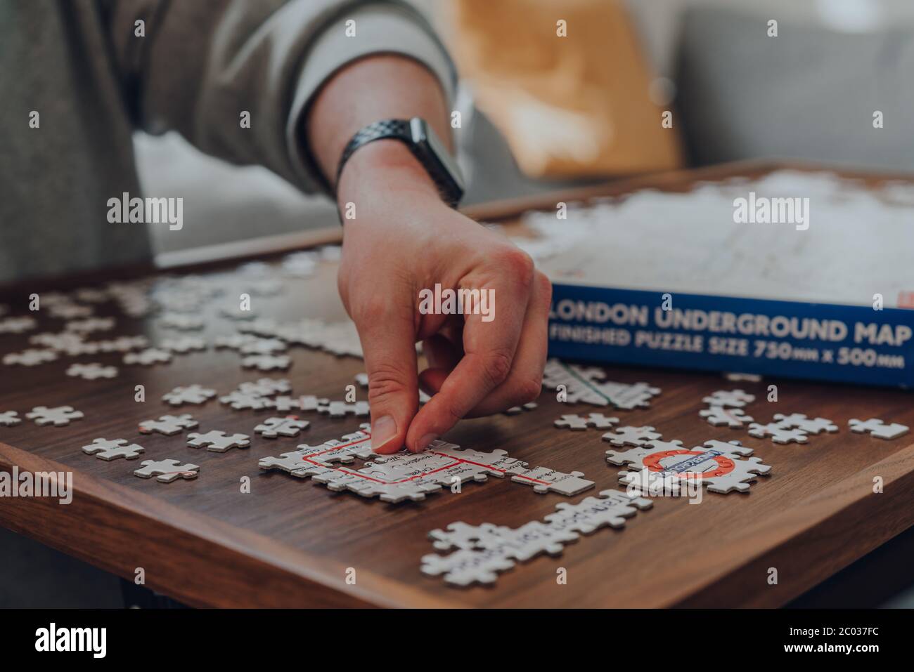 First london tube map hi-res stock photography and images - Alamy