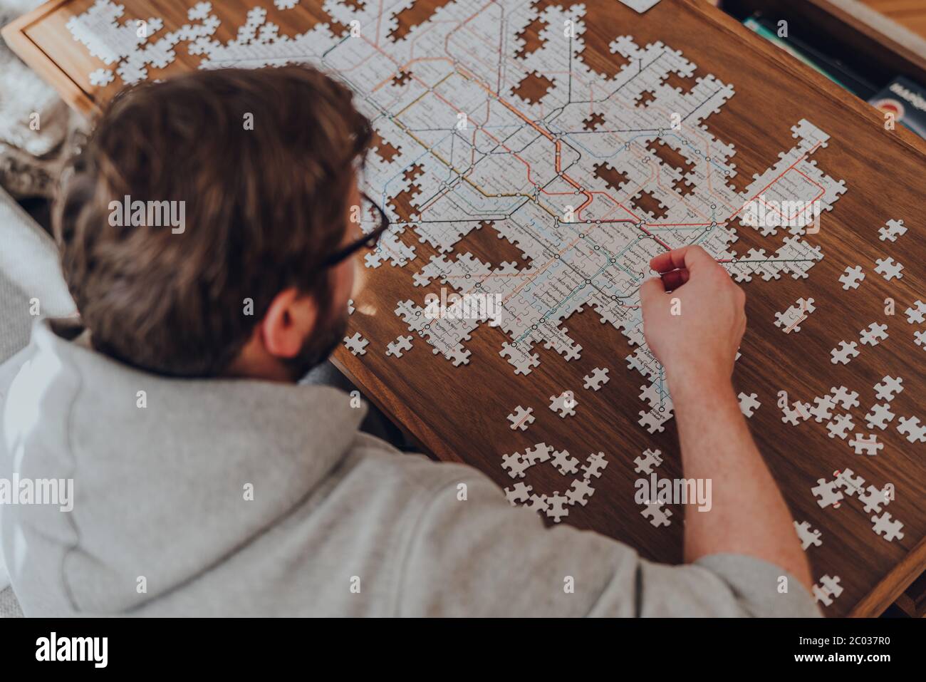 Henry c beck london underground map hi-res stock photography and images ...