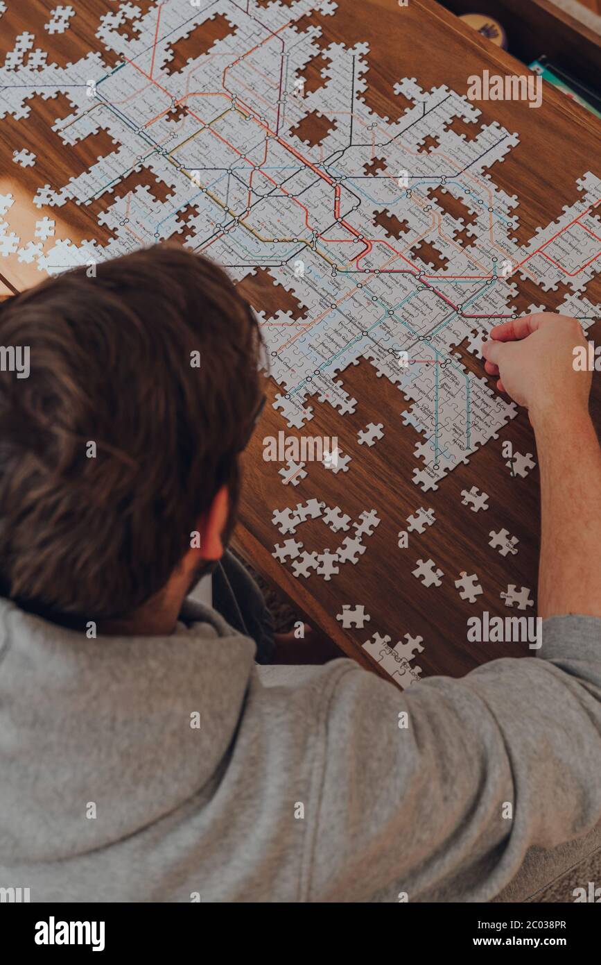 Henry c beck london underground map hi-res stock photography and images ...