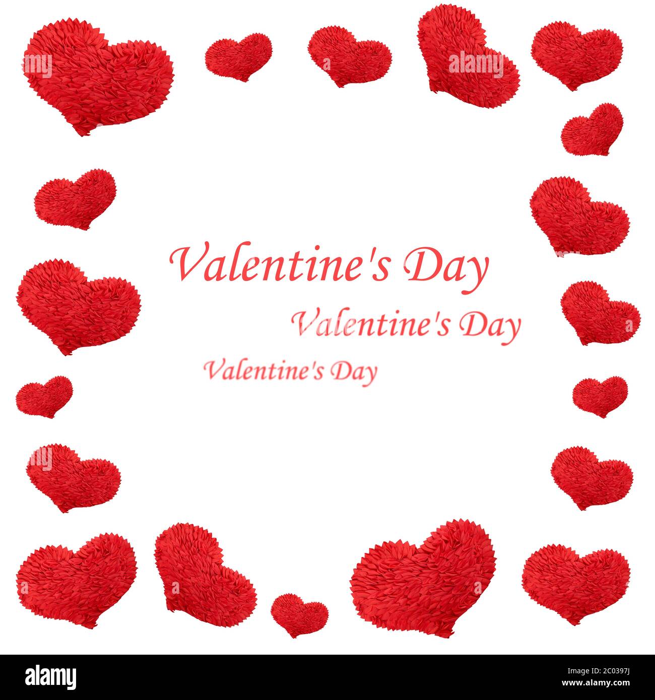 Red paper origami heart Cut Out Stock Images & Pictures - Alamy