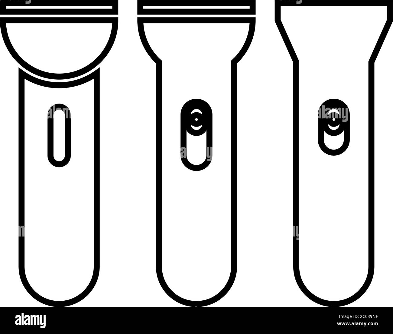 Flashlight, Flash Light Isolated Icon Vector Illustration Stock Vector ...