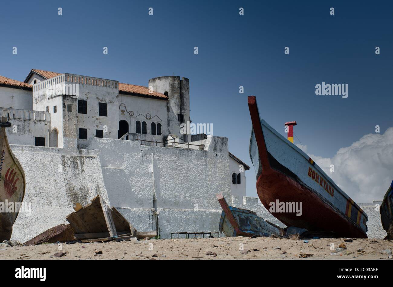 The main Dutch fort until taken over by the British in 1872 Stock Photo ...