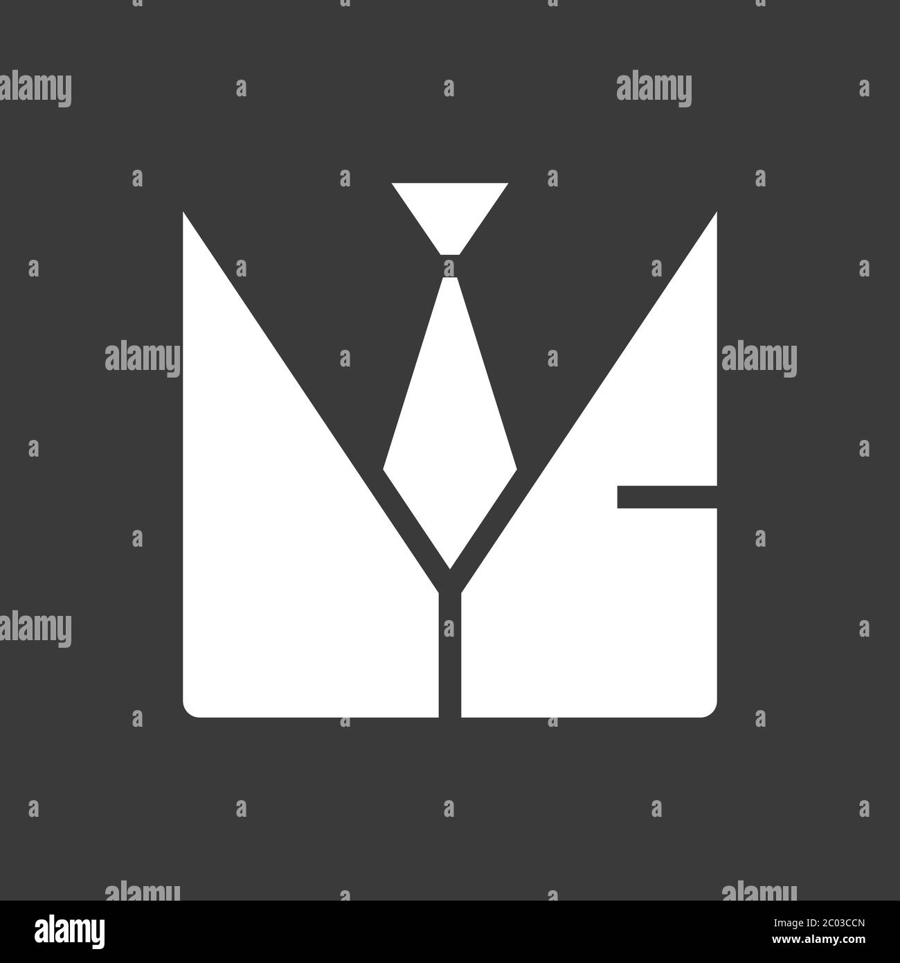 Suit vector icon symbol isolated on background.. Vector art Stock ...