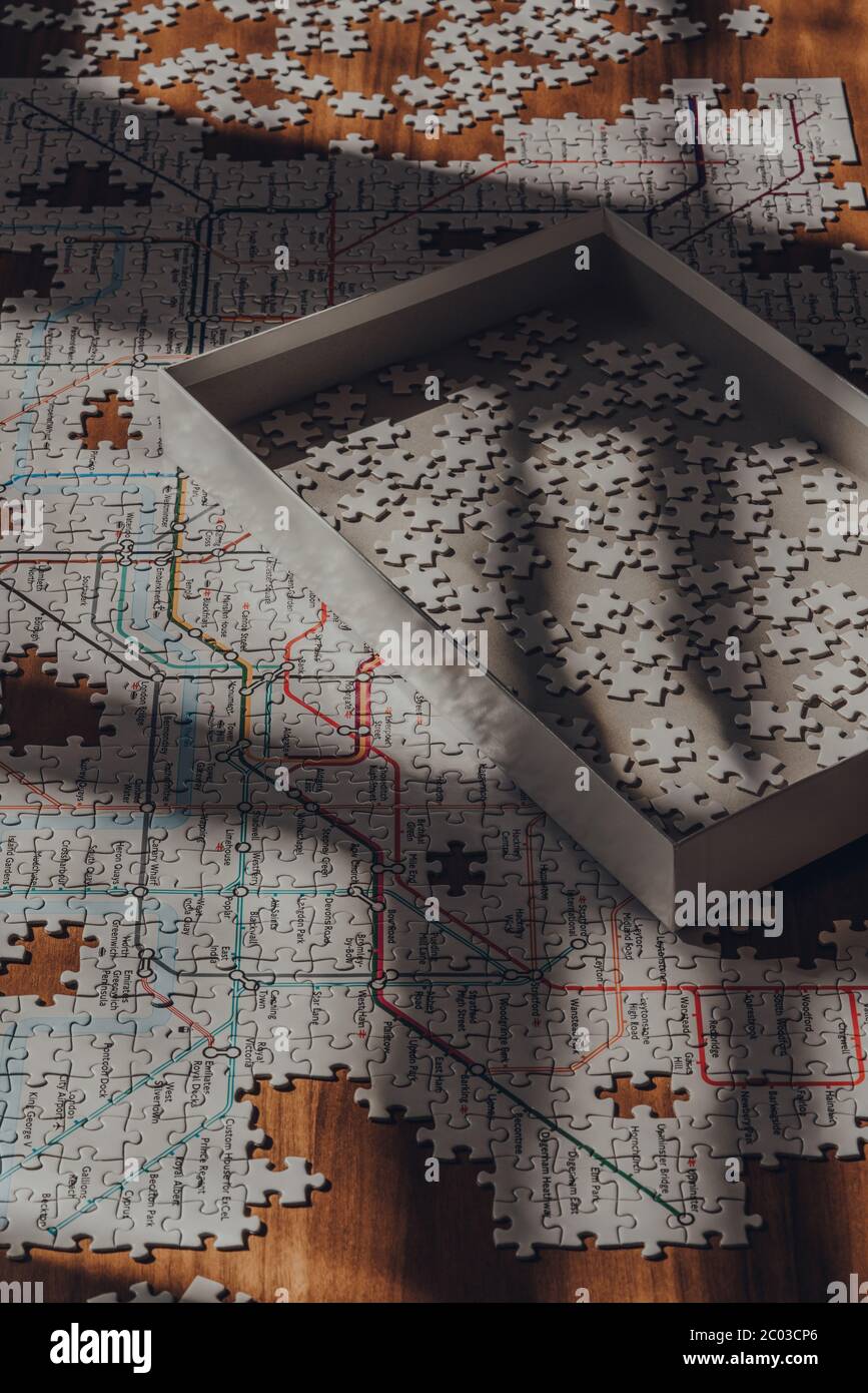 London underground tube map hi-res stock photography and images - Alamy