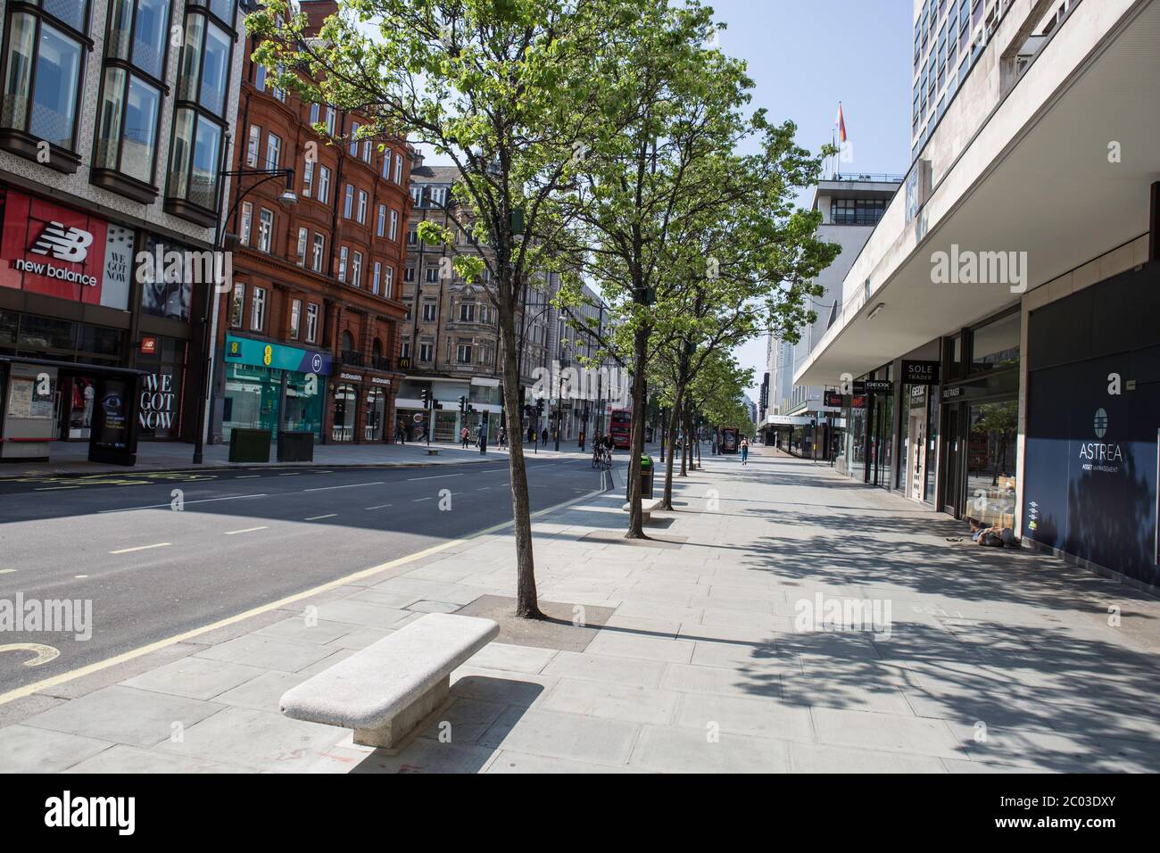 London pandemic, Empty streets, 2020 Stock Photo - Alamy