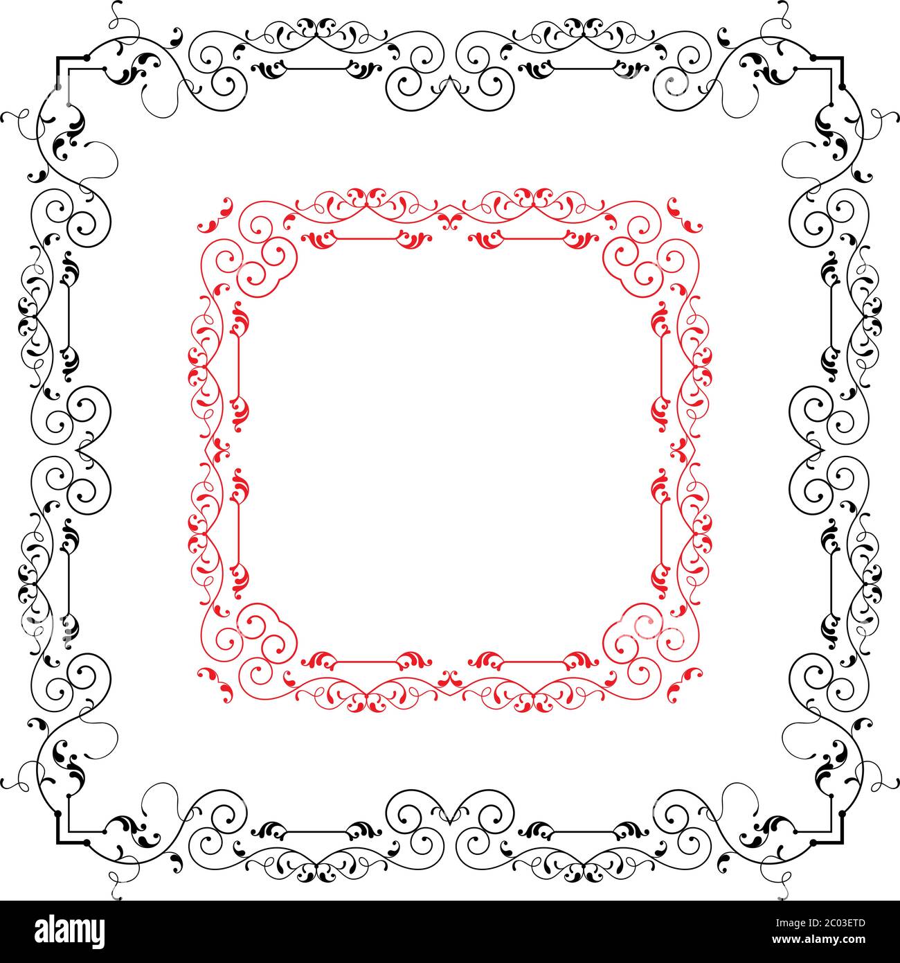 Frame Border Design Vector Illustration Stock Vector Image & Art - Alamy