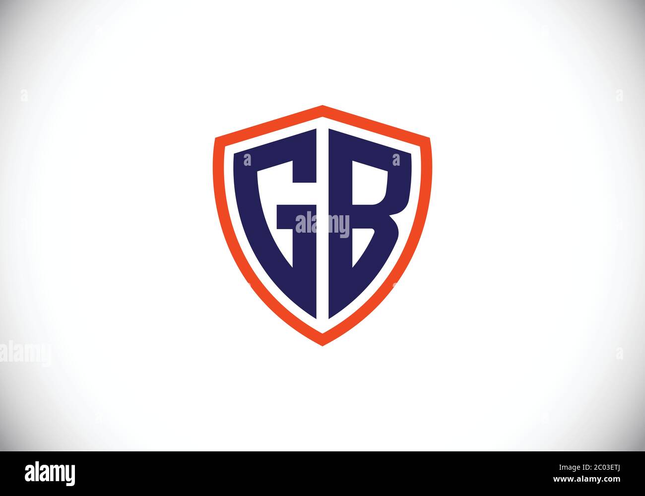 Initial Monogram Letter GB Logo Design Vector Template. GB Letter Logo ...