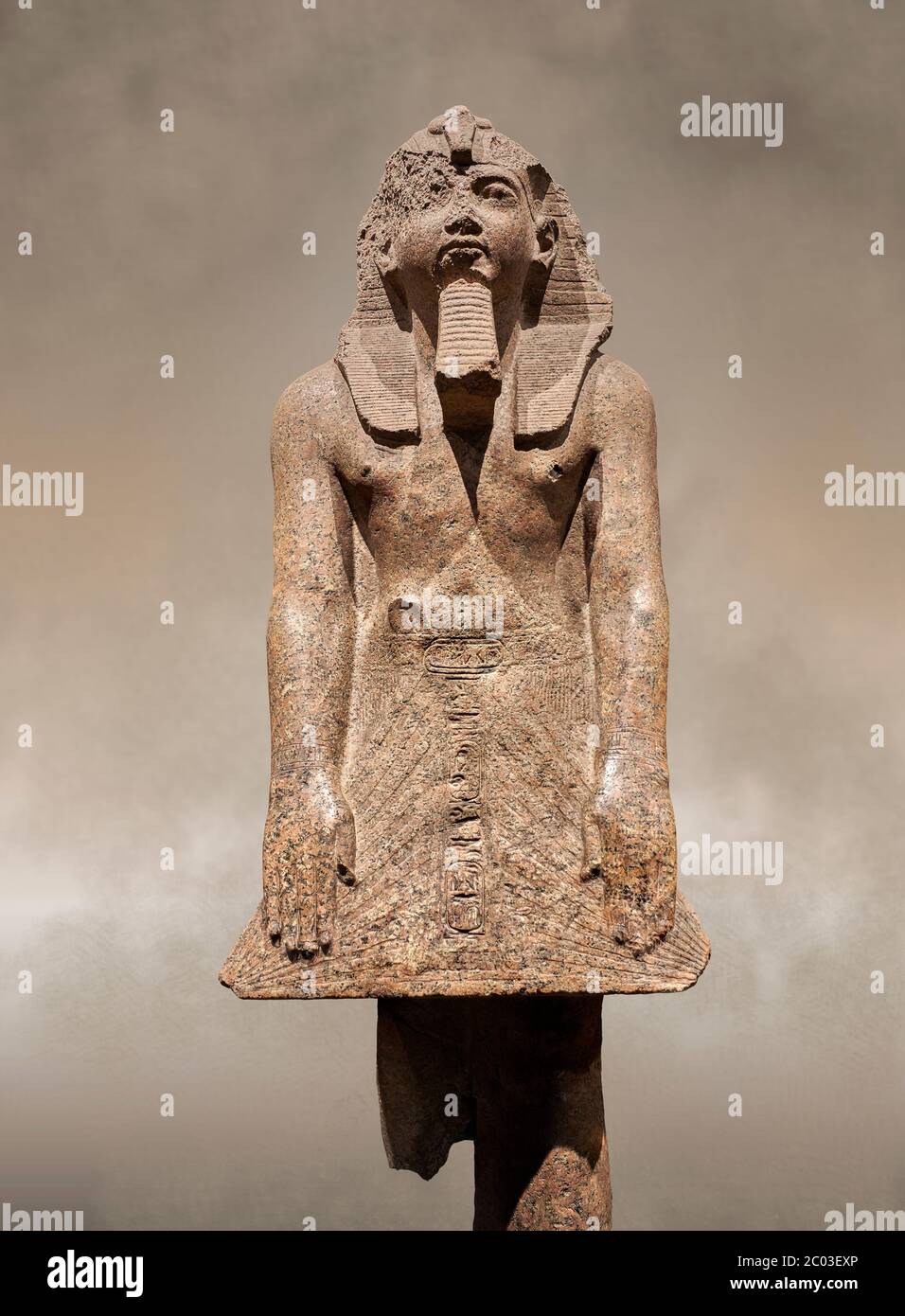 Ancient Egyptian statue of Ramesses II , granite, New Kingdom, 18th ...