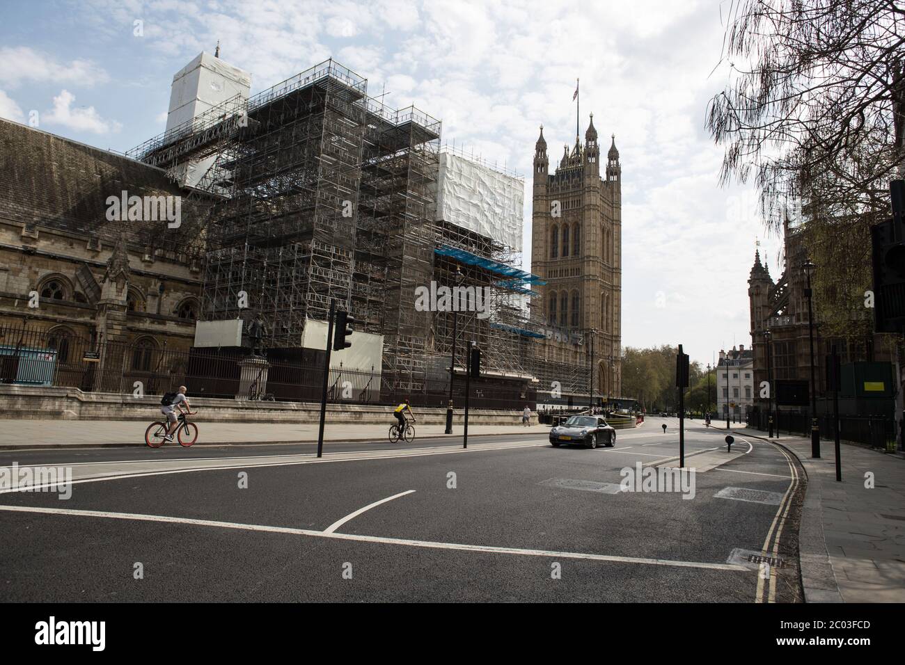 London pandemic, Empty streets, 2020 Stock Photo - Alamy