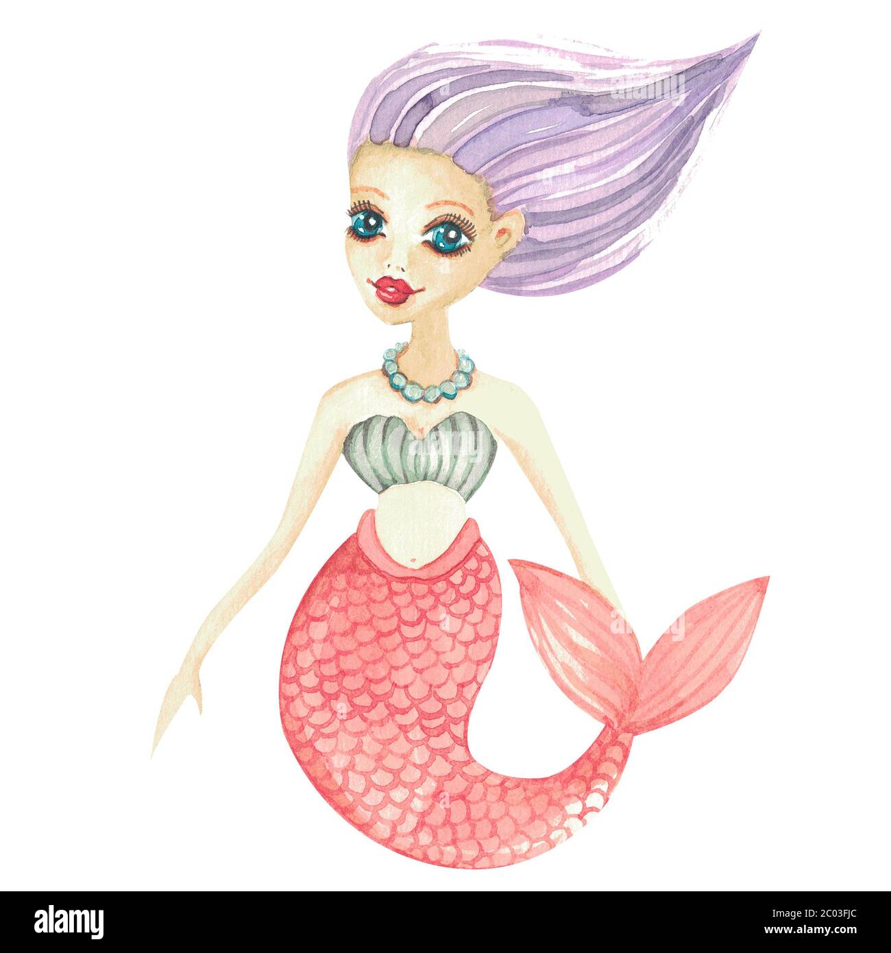Beautiful Mermaid Clipart