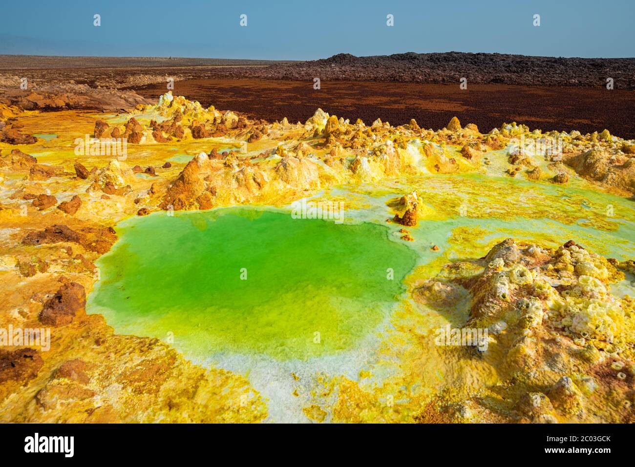 Dallol, Danakil depression, Ethiopia Stock Photo - Alamy