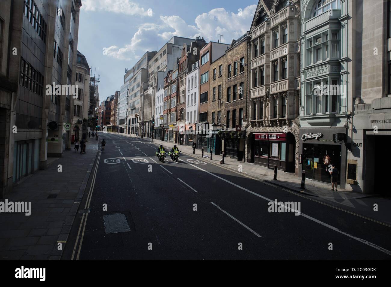 London pandemic, Empty streets, 2020 Stock Photo - Alamy