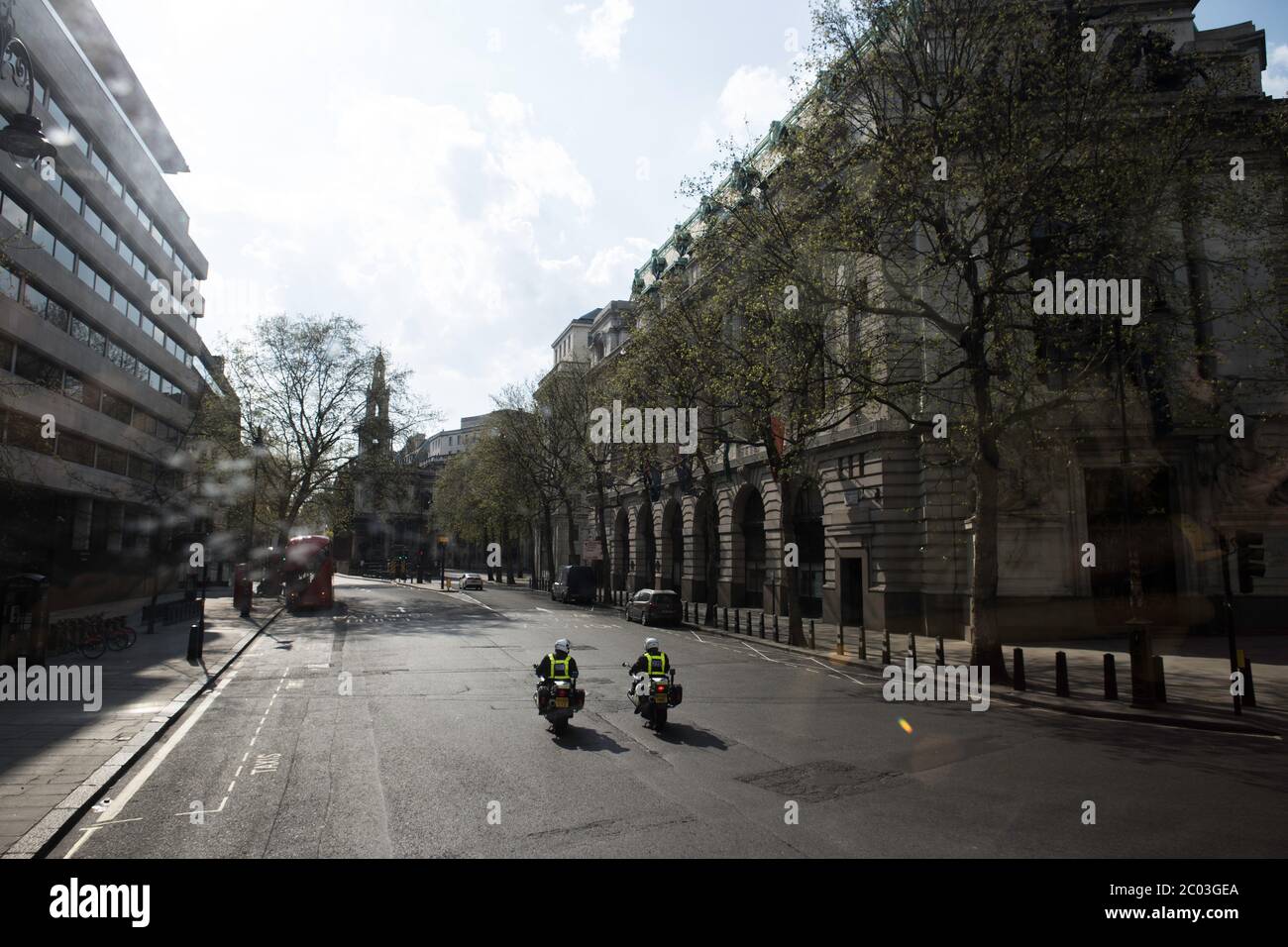 London pandemic, Empty streets, 2020 Stock Photo - Alamy