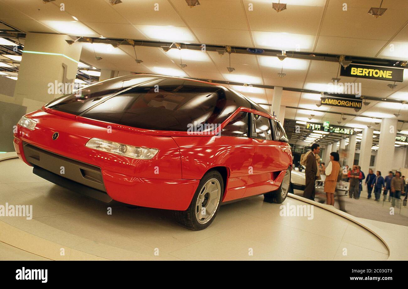 1Bertone Lamborghini Genesis Concept car at the 988 Turin Motor show at ...