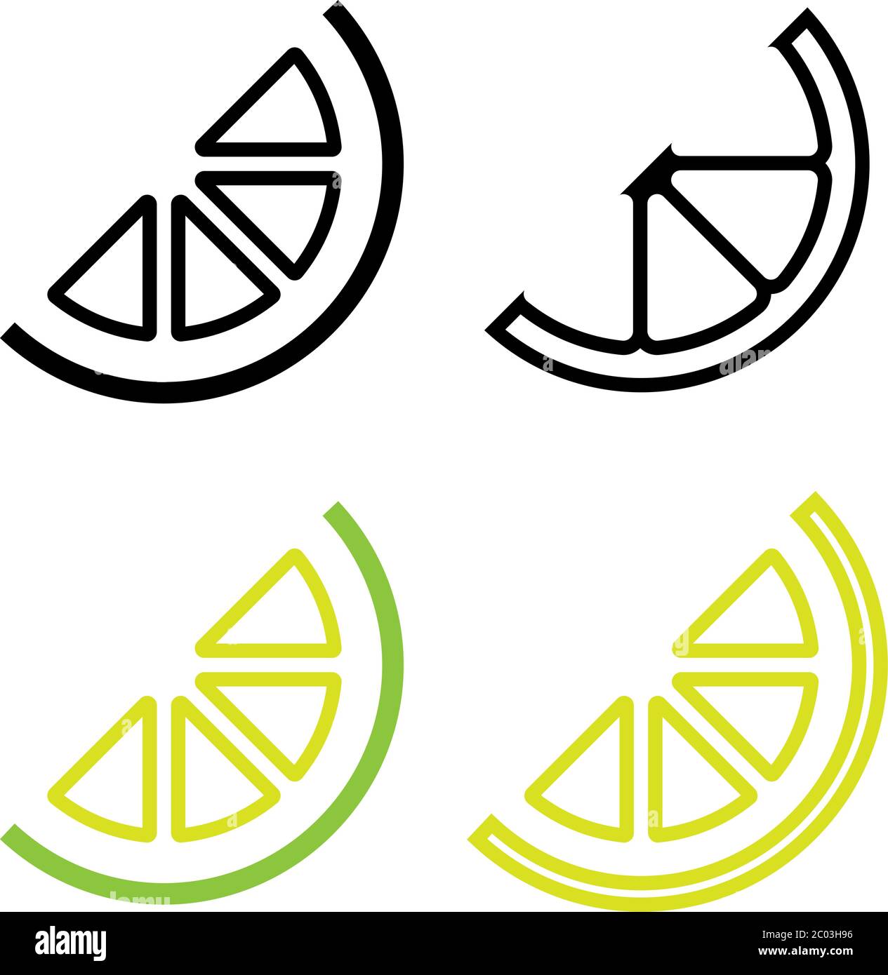 Lemon Icon Vector Illustration Stock Vector Image & Art - Alamy