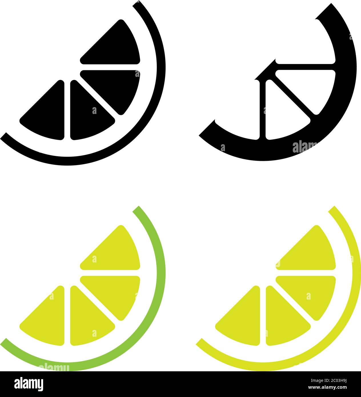 Lemon Icon Vector Illustration Stock Vector Image & Art - Alamy