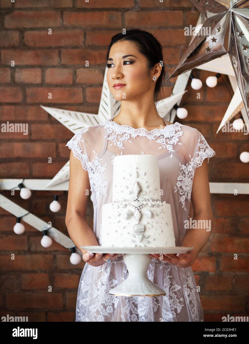 Cheerful bride hi-res stock photography and images - Alamy