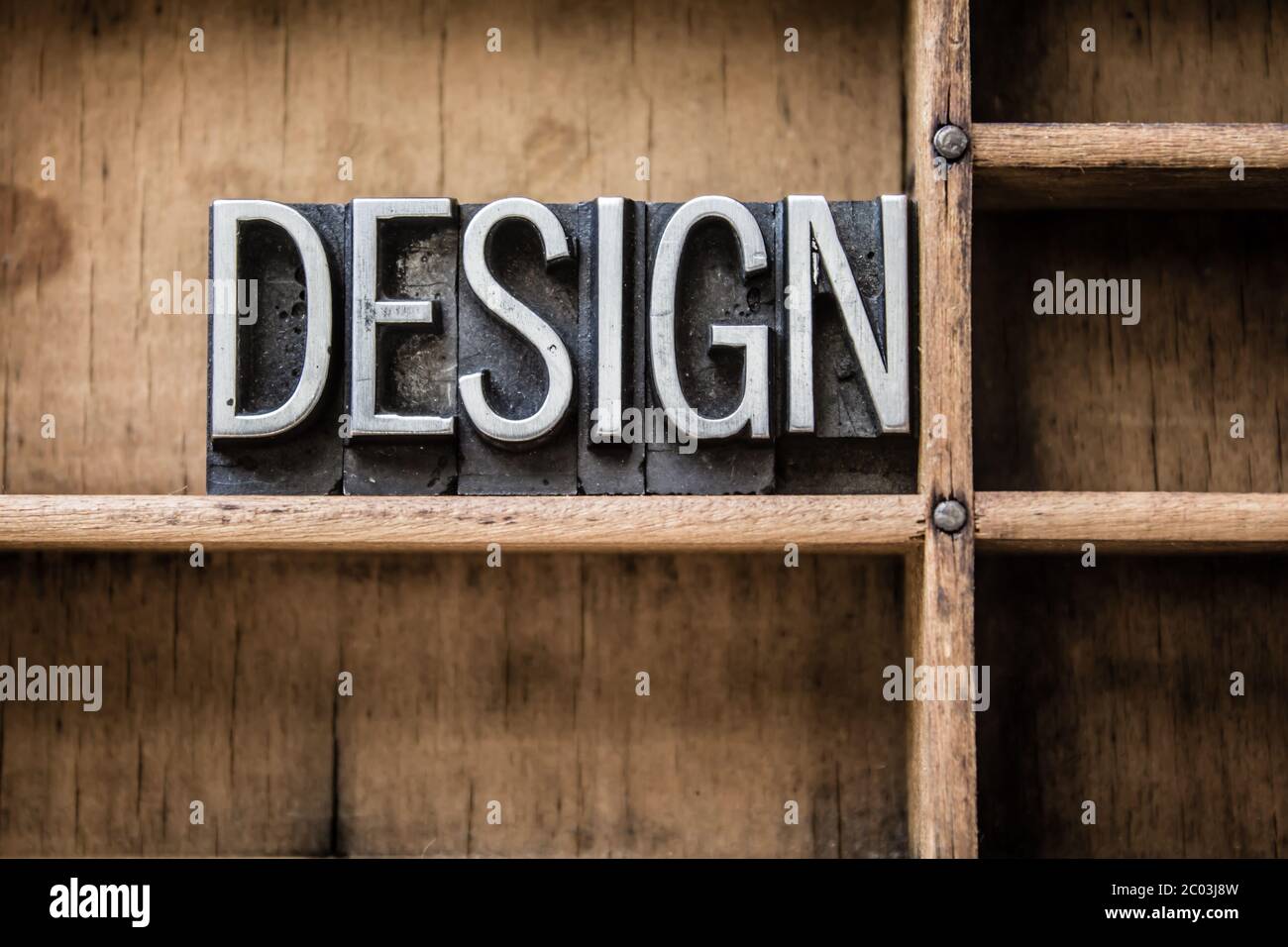 Design Letterpress Type in Drawer Stock Photo - Alamy