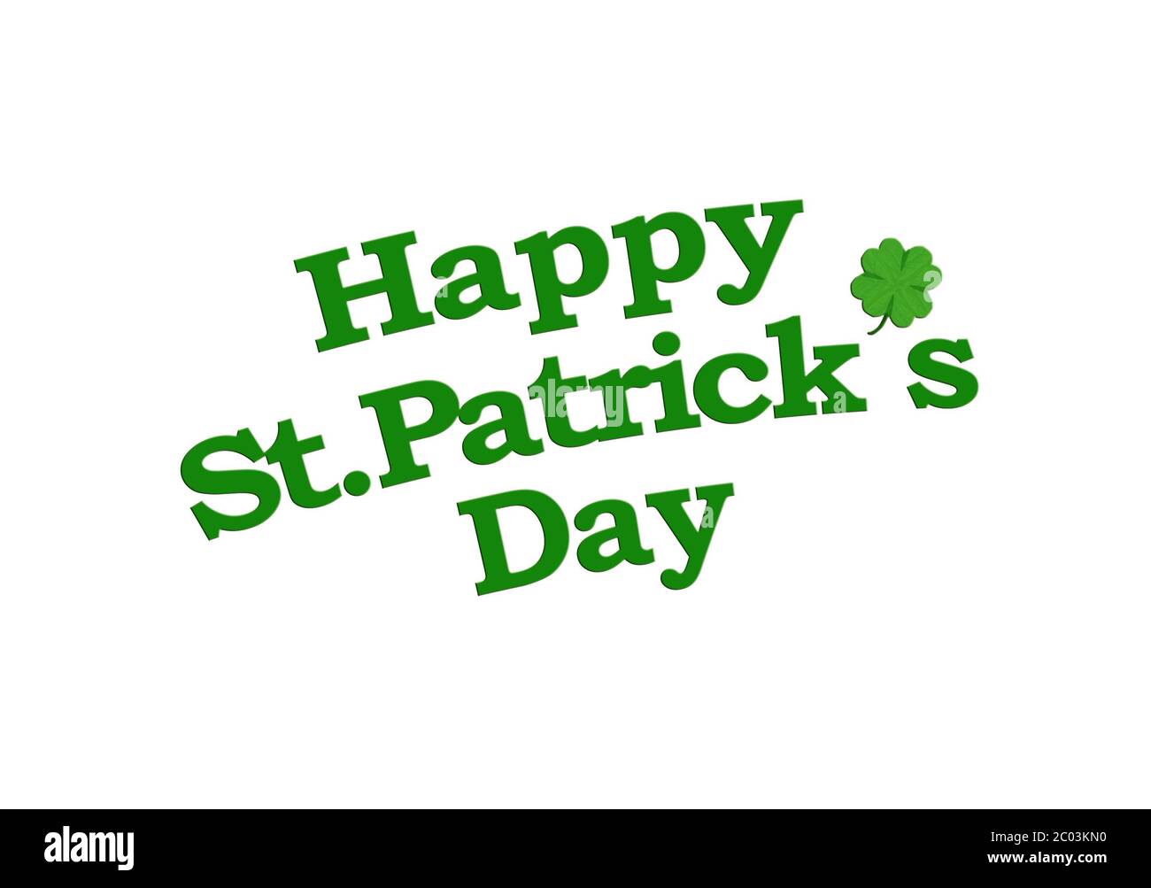 Happy clover Cut Out Stock Images & Pictures - Alamy