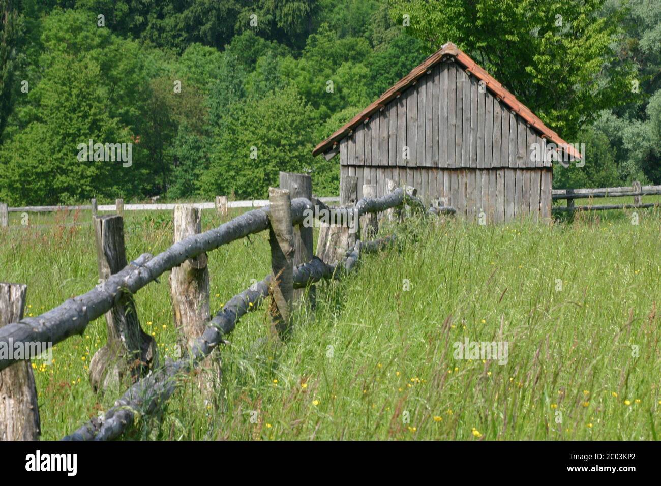 Stable fence hi-res stock photography and images - Alamy