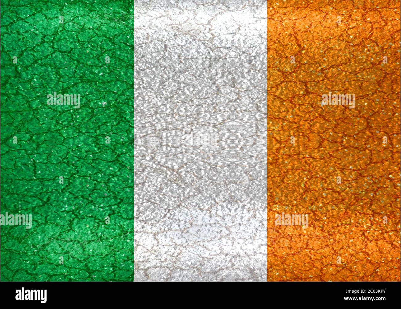 Ireland Grunge Style Flag Stock Photo - Alamy