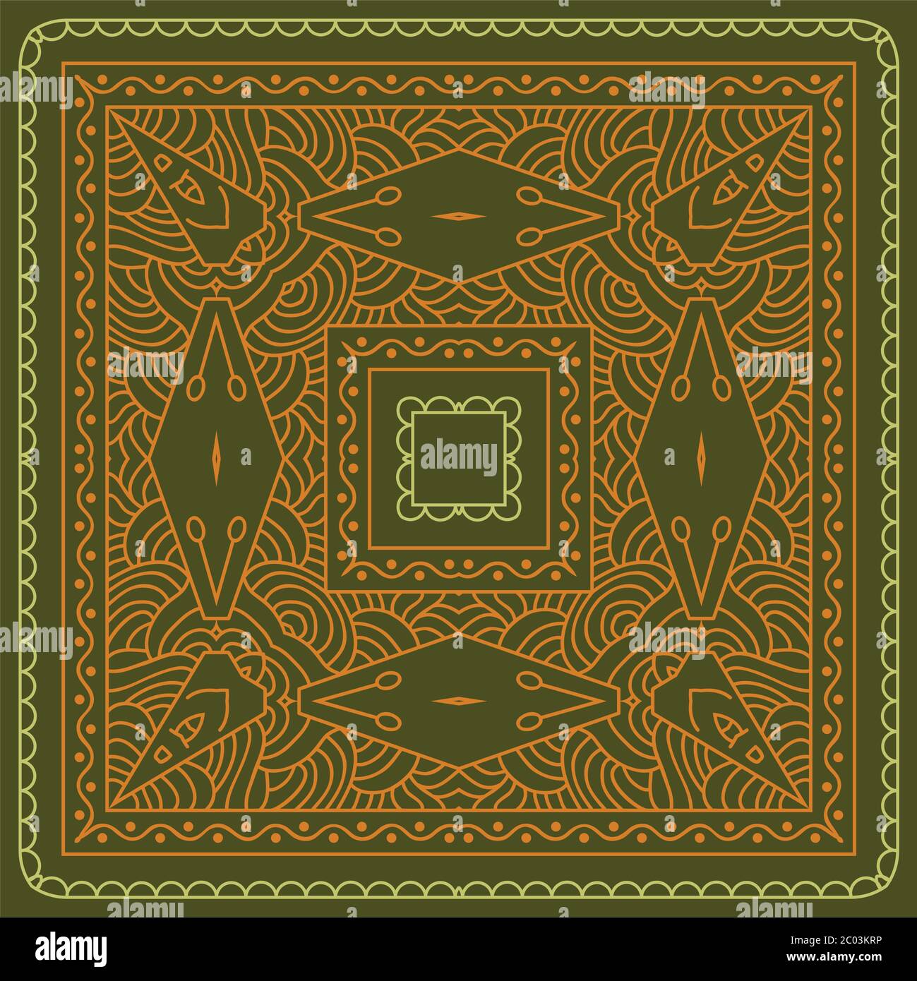 Folk Traditional, Tribal Design, Motif, Wall Painting Vector ...