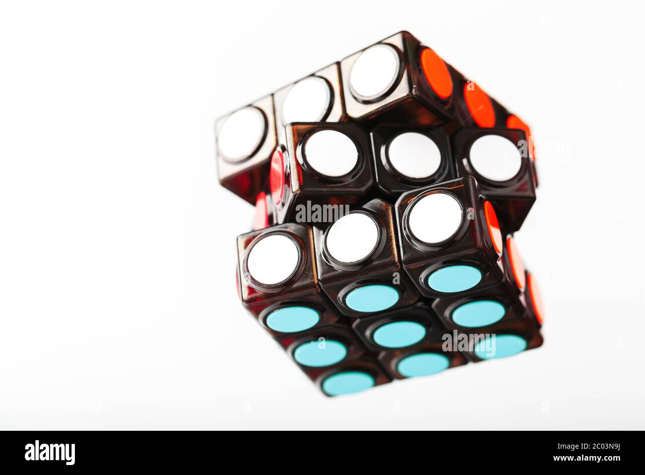 Krasnodar, Russia-June 10, 2020: a new Rubik's Cube puzzle with round ...