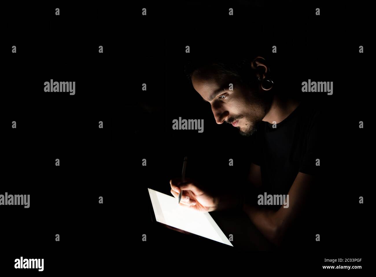 Light piercing the darkness hi-res stock photography and images - Alamy