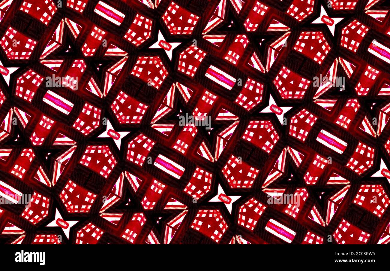 Futuristic geometric fabric texture hi-res stock photography and images ...