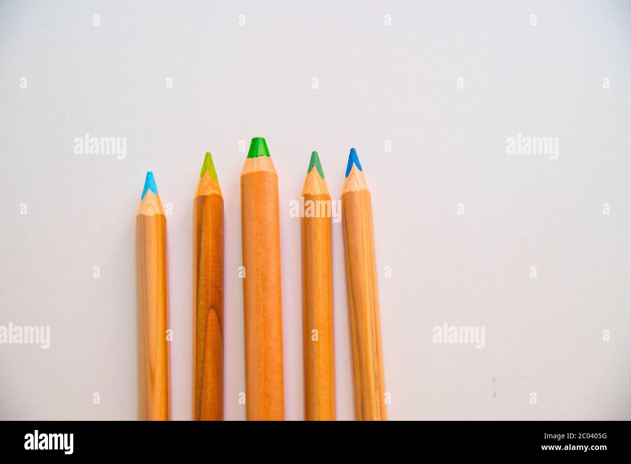 Four color pencils Stock Photo - Alamy