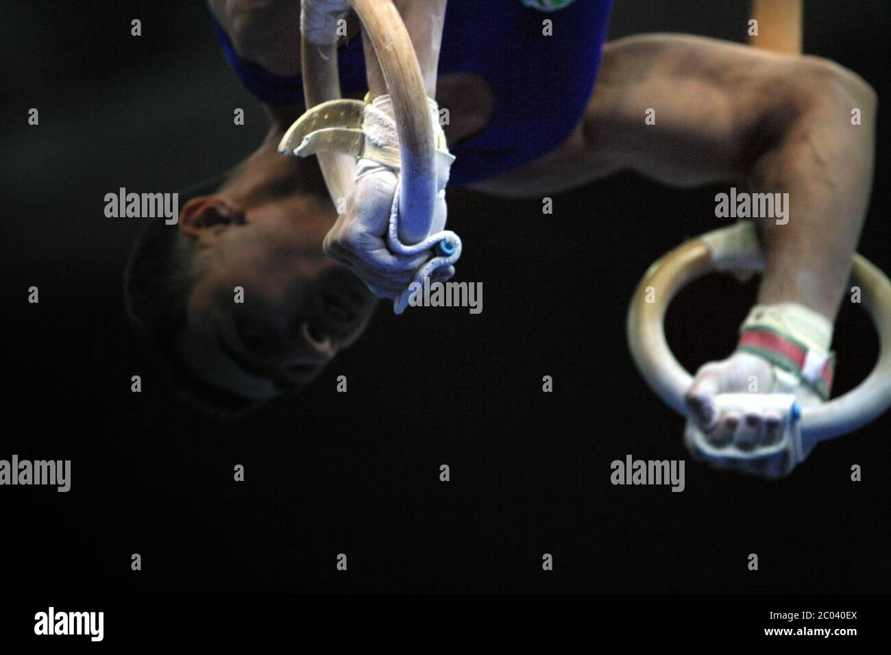 Olympic gymnast rings hi-res stock photography and images - Alamy