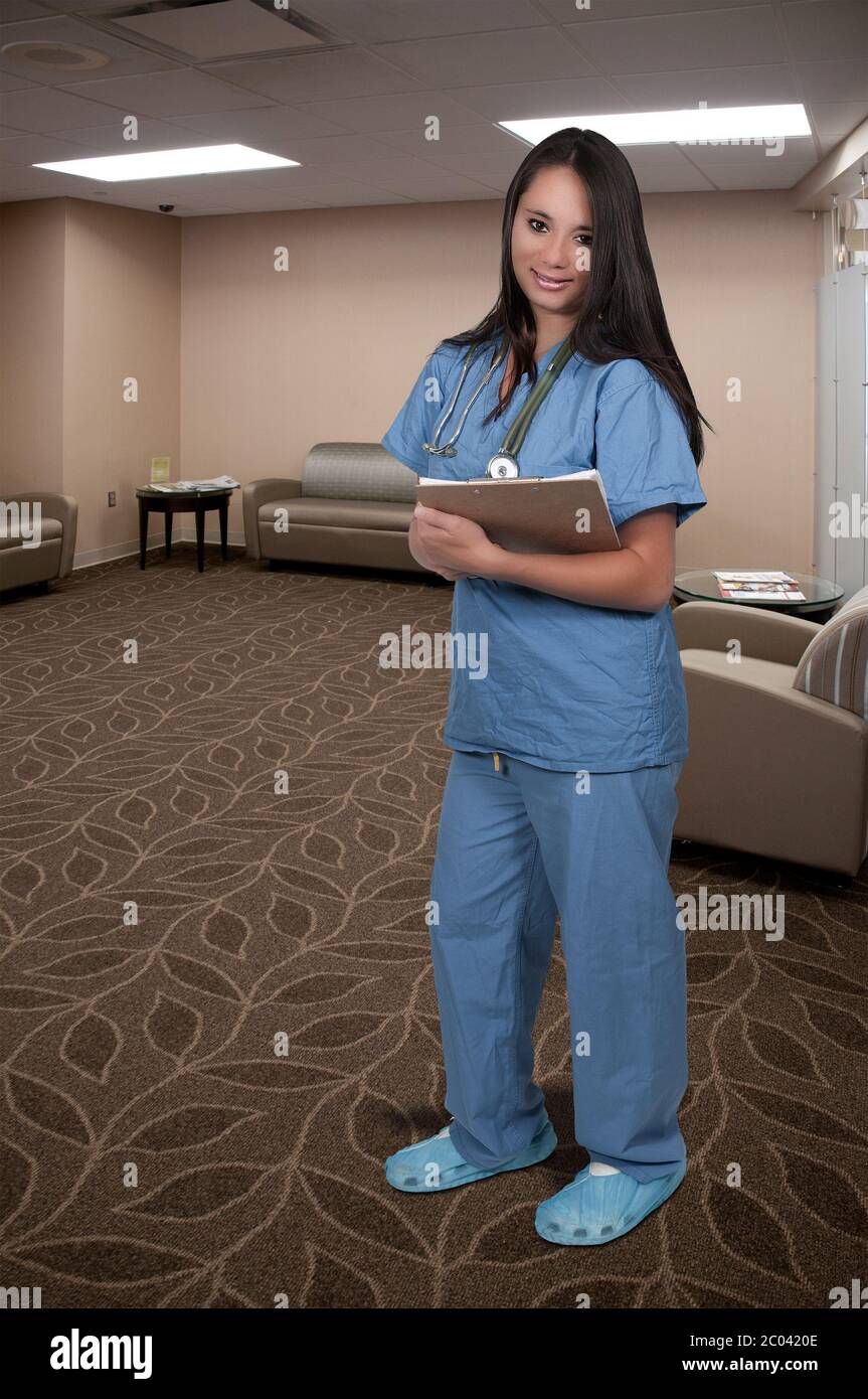 Beautiful Woman Doctor Stock Photo - Alamy