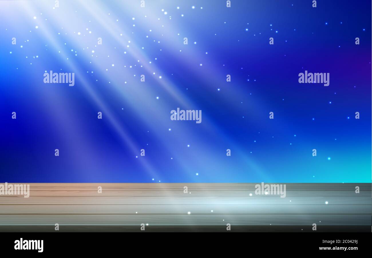 Wooden empty table golden Stock Vector Images - Alamy