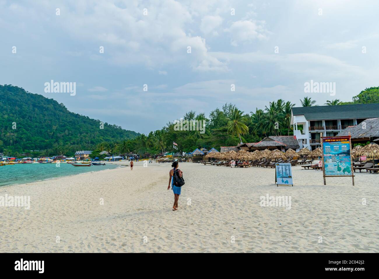 Malaysia beach coral bay hi-res stock photography and images - Alamy
