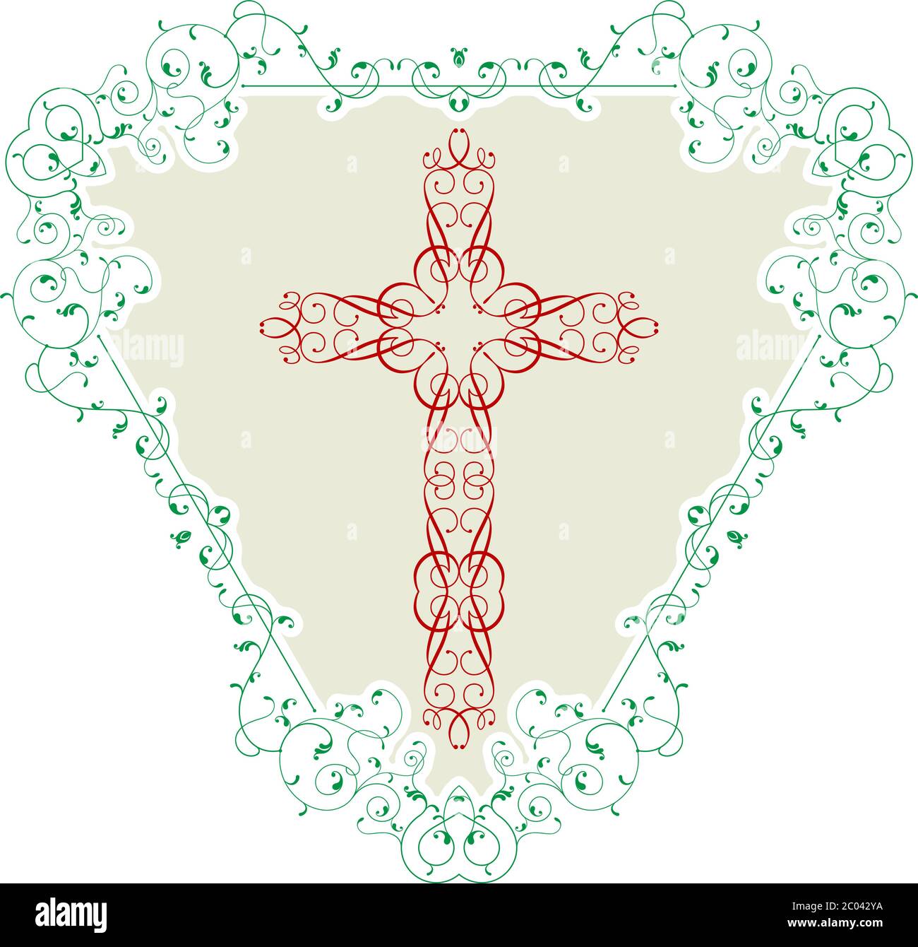 Christian Cross Design Vector Art Stock Vector Image & Art - Alamy
