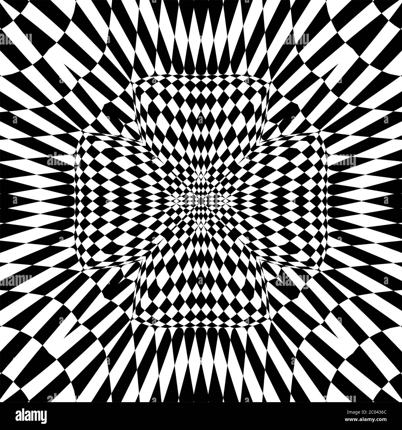 Checkered Background Design Vector Illustration Stock Vector Image ...