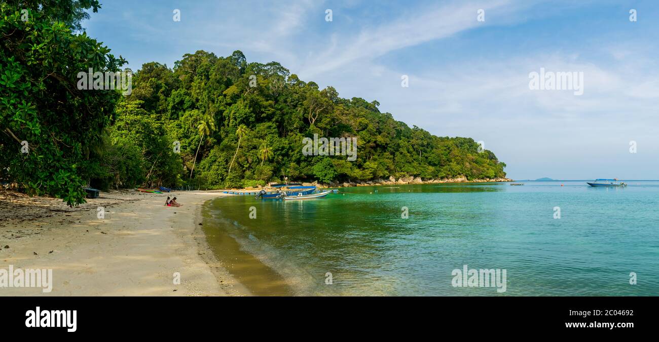 Bubble Beach, Besar, Perhentian Islands, Malaysia; May-2019; a ...
