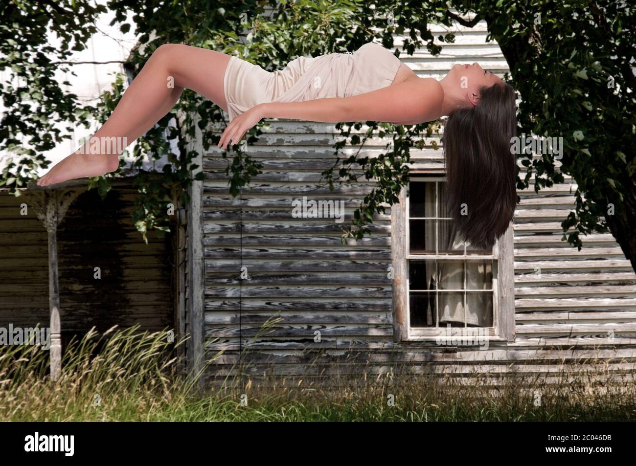 Jumping floating hi-res stock photography and images - Alamy