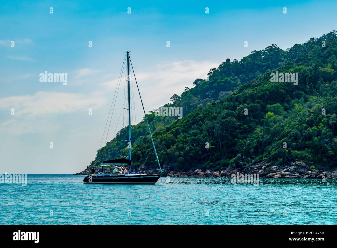 Adam and Eve's Beach, Kecil, Perhentian Islands, Malaysia; May-2019 ...