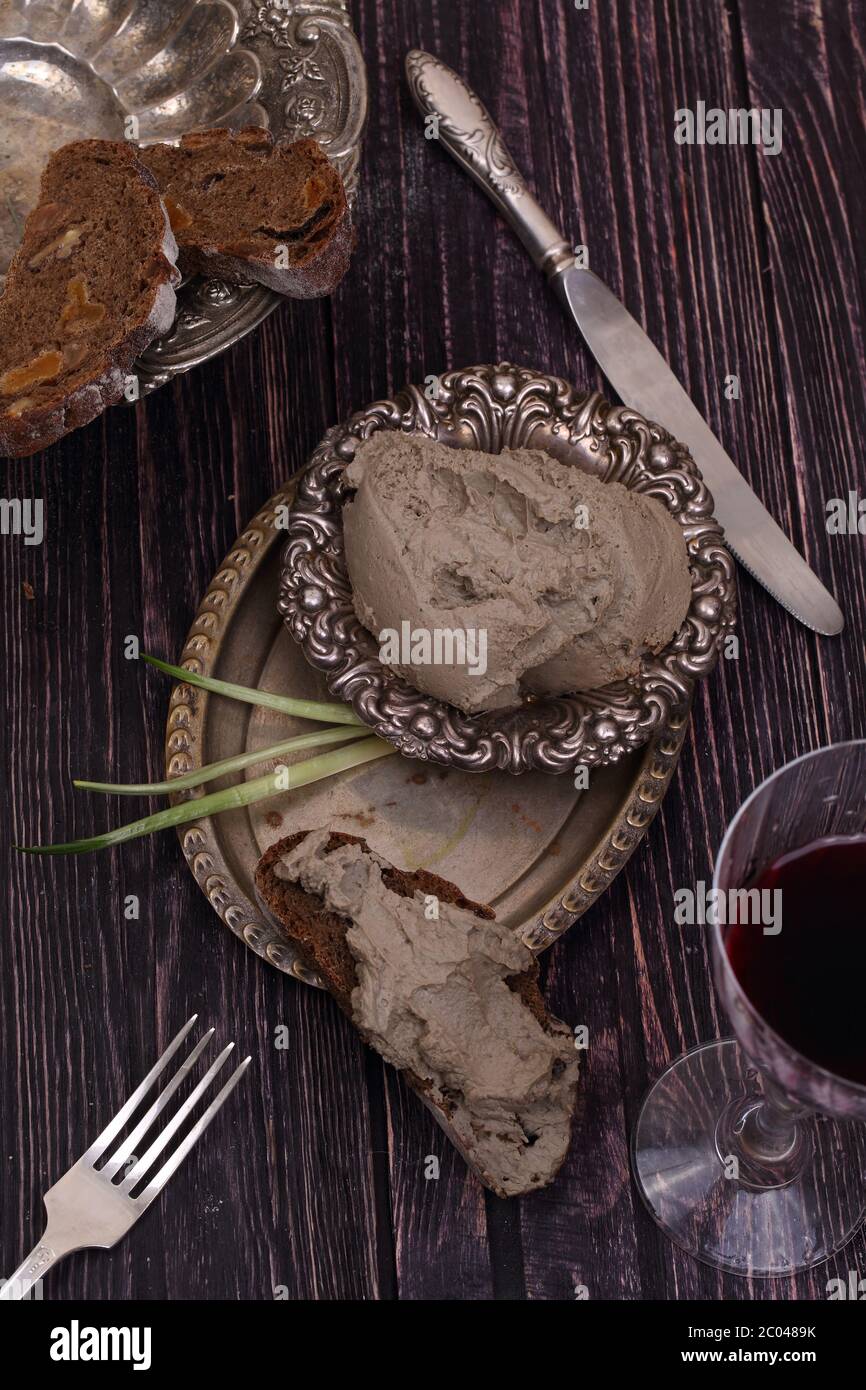 Paste from beef and red wine Stock Photo - Alamy