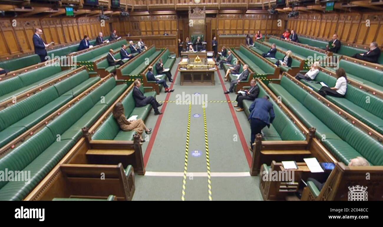 House of commons chamber covid hi-res stock photography and images - Alamy