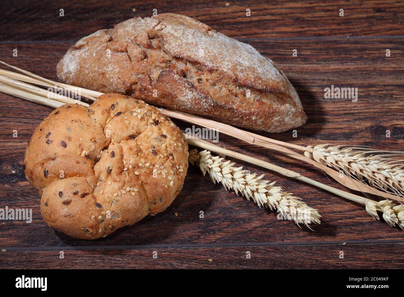 Bread of a house batch and cones Stock Photo - Alamy
