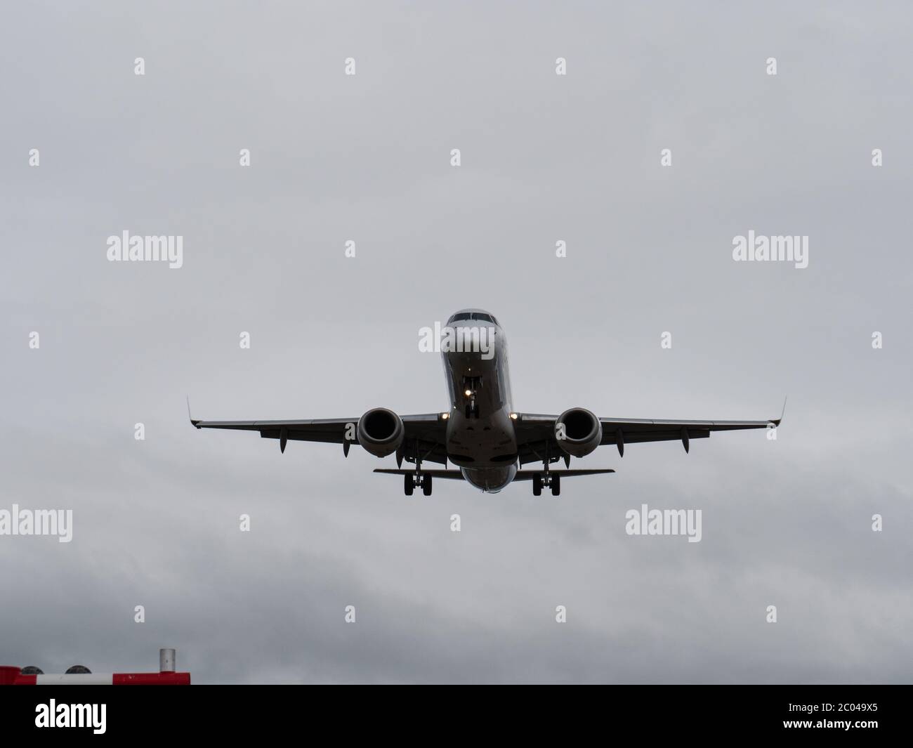 C-Series A220 Take Off at Zürich Airport Stock Photo - Alamy
