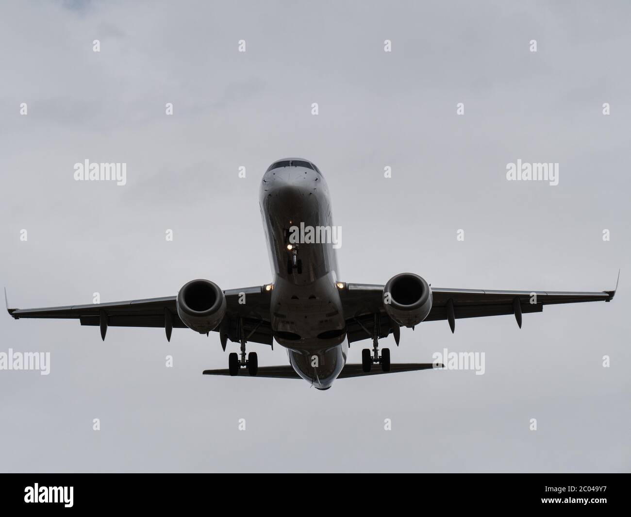 C-Series A220 Take Off at Zürich Airport Stock Photo - Alamy