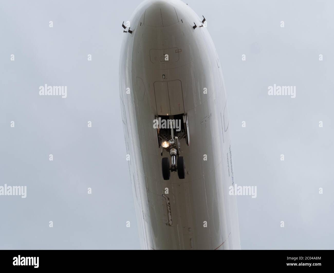 C-Series A220 Take Off at Zürich Airport Stock Photo - Alamy